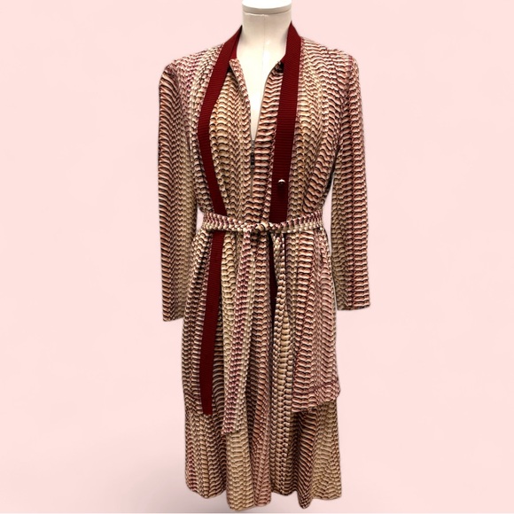 Escada | Dresses | Escada A Line Midi Dress Jacket 7s Style Abstract ...